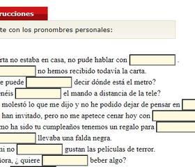 Ejercicios De Pronombres De Sujeto